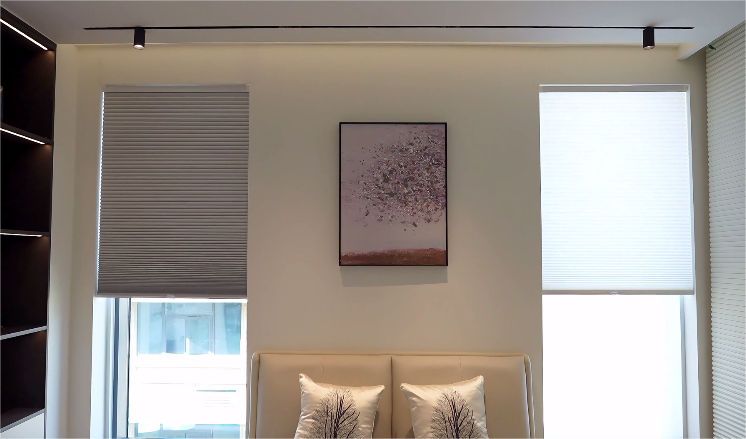 Myshade No Drill Blackout Shades Tension Cordless Cellular Blinds for ...