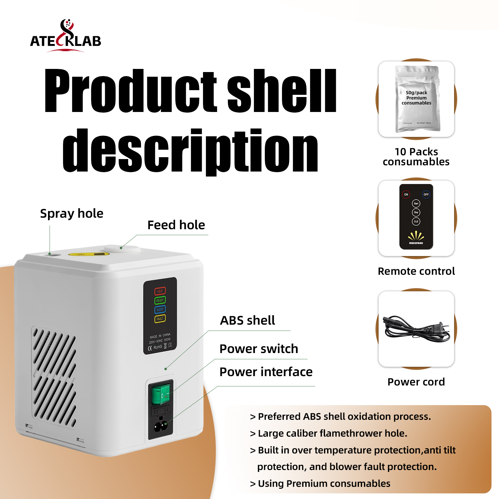 Mini Cold Spark Machine | Portable FX Device with Auto Safety Cutoff ...