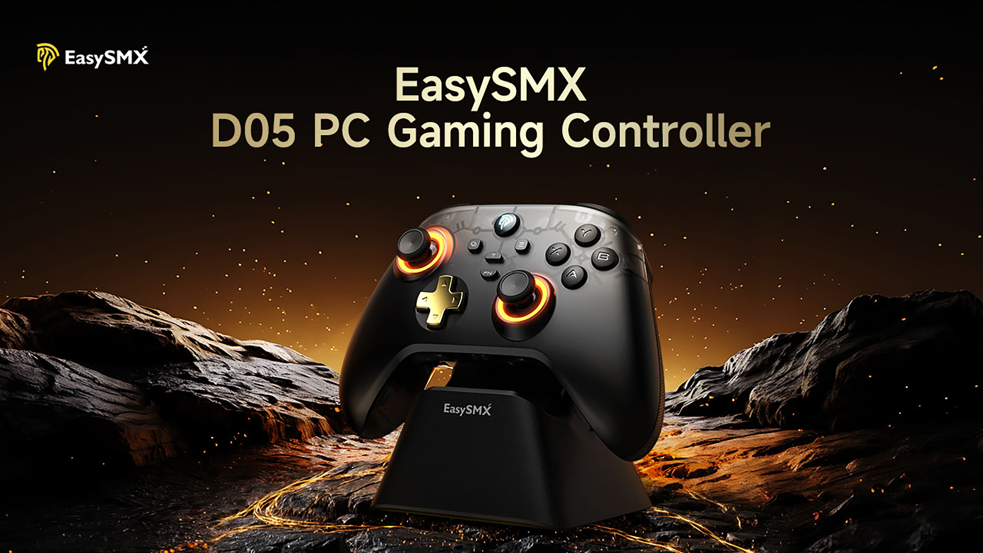 EasySMX Pro Wireless Gaming Controller with Charging Dock–Hall Effect ... EasySMX Pro Wireless Gaming Controller with Charging Dock–Hall Effect ...