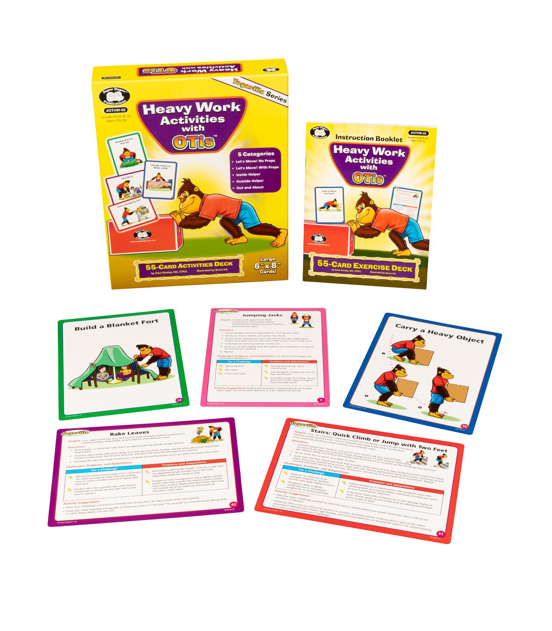 Super Duper Publications | Heavy Work Activities with Otis ...