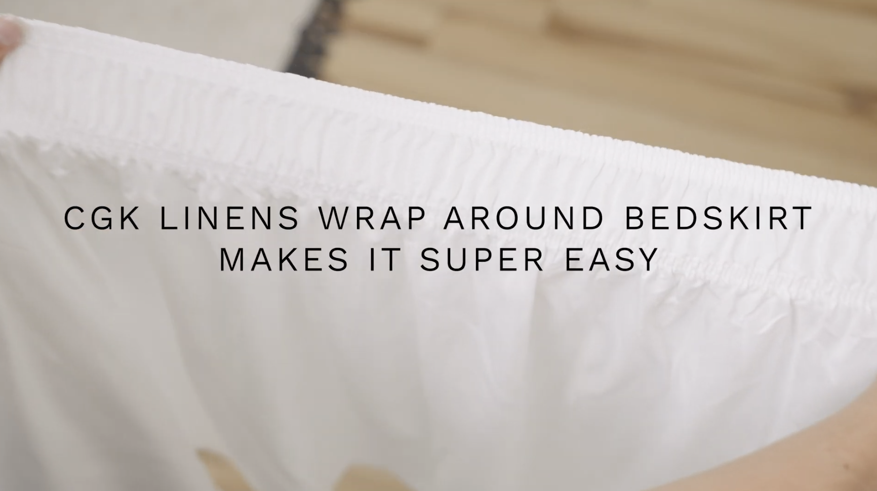 CGK Linens Adjustable Elastic Dust Ruffle Bedskirt 12 Inch Drop - Full ...