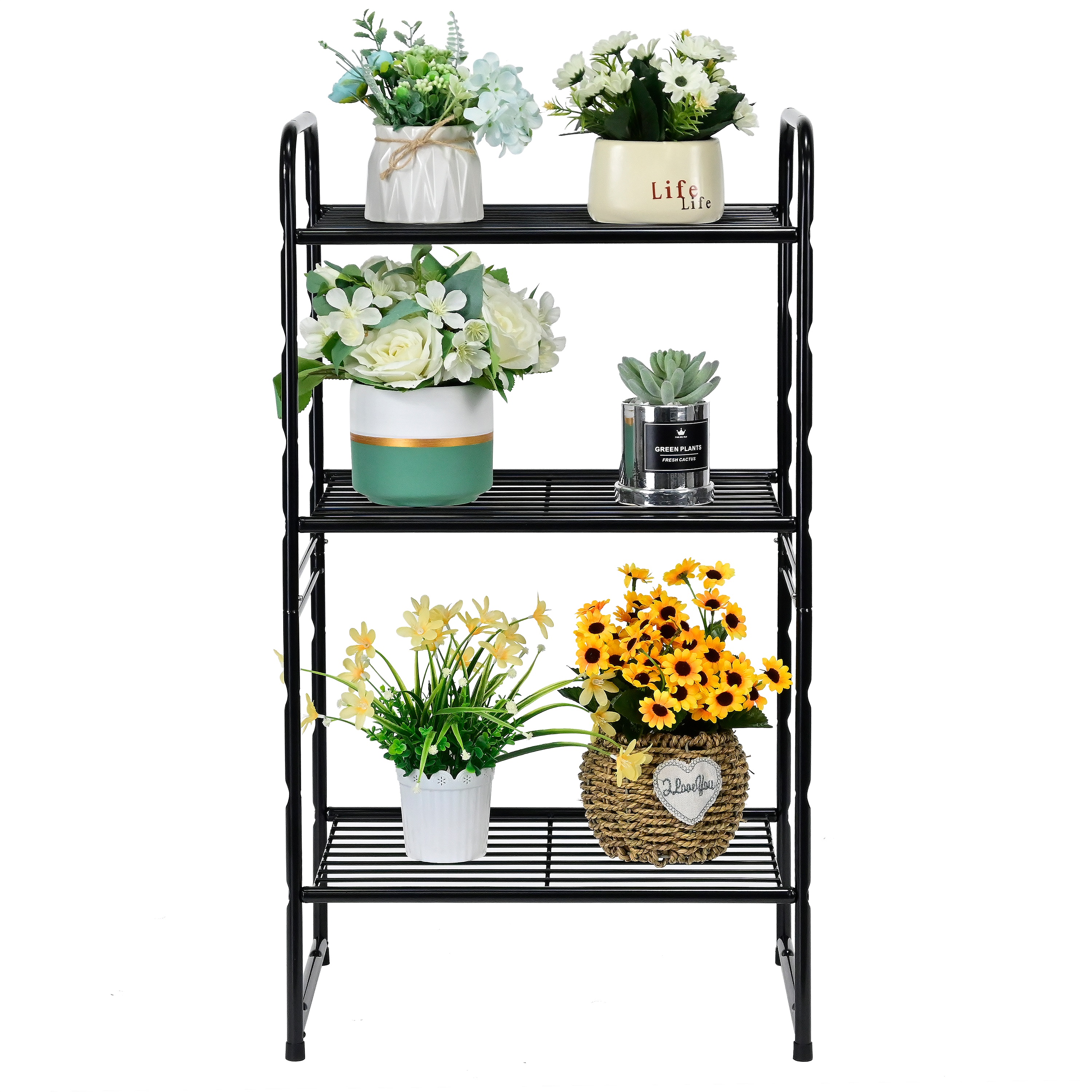 SUFAUY 3 Tier Metal Wire Shelving Storage Rack Unit 300lb for Kitchen ...