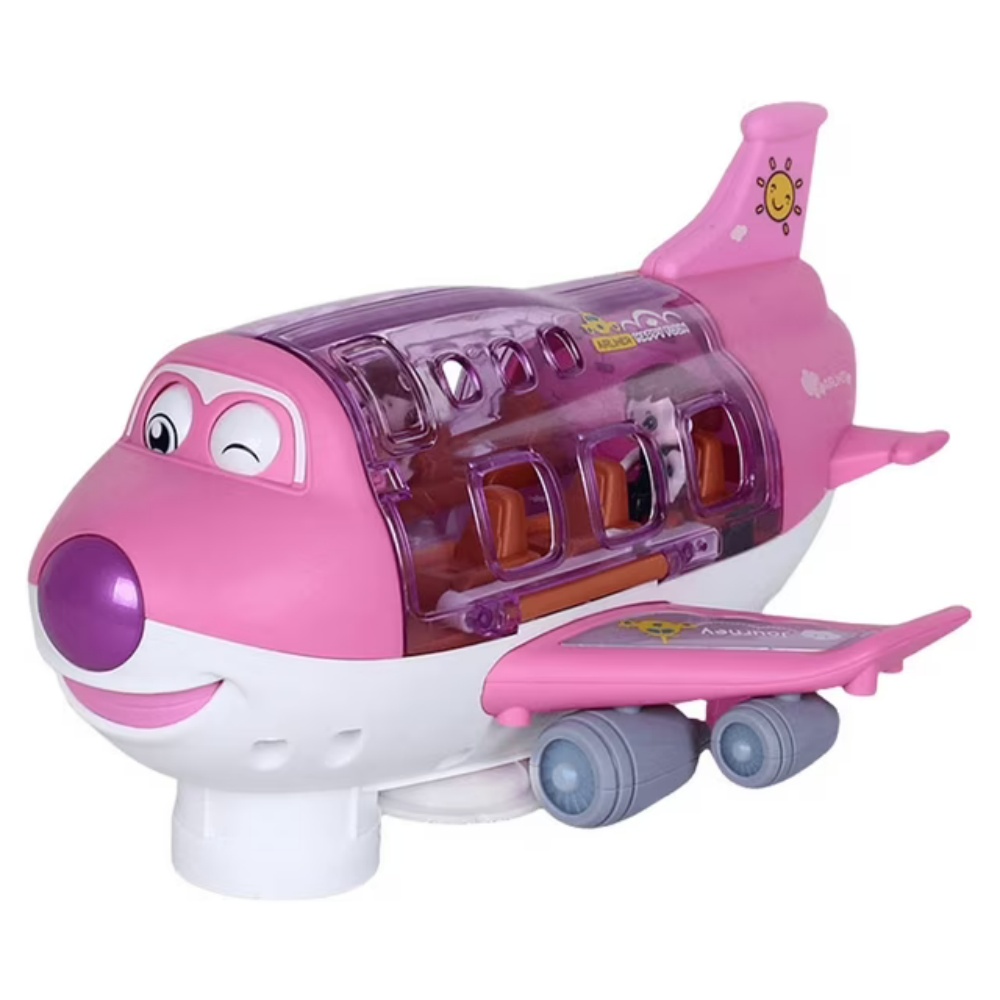 Airplane Toys for Kids with Lights and Music,360° Rotating Transforming ...