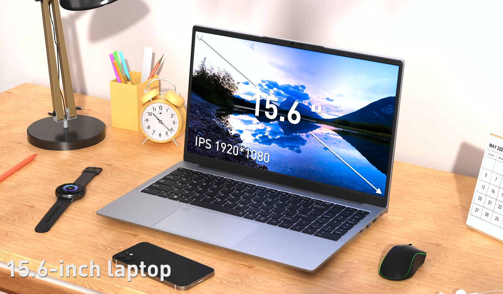Auusda 15.6" Business Laptop Ryzen 3250C 16GB RAM 512GB SSD, Win11 Pro ...