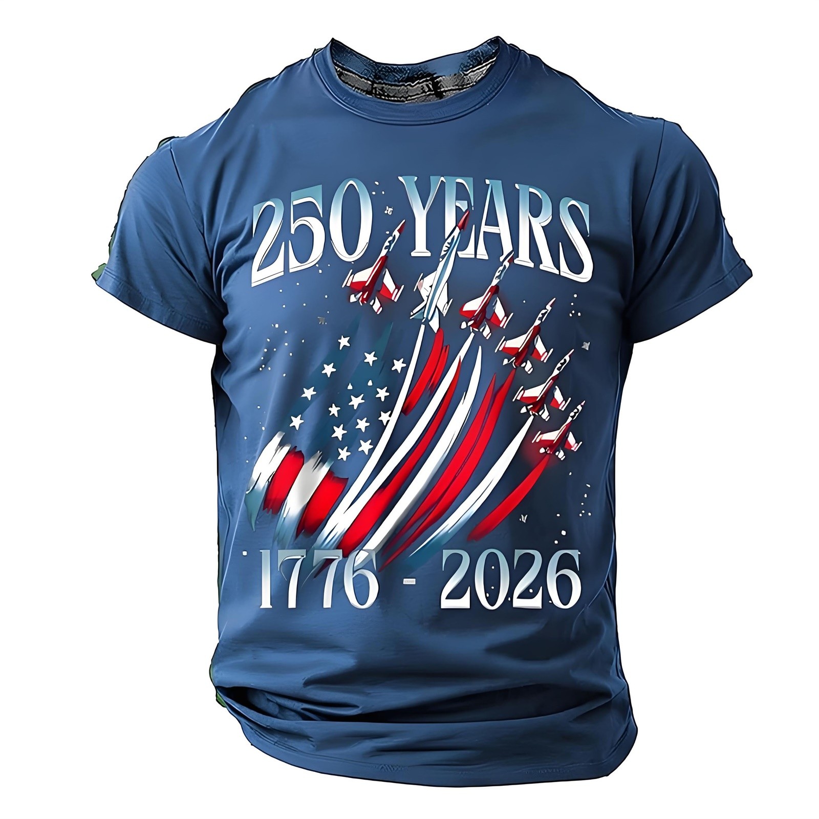 XINPING USA 250th Anniversary Merchandise Men’s 250 Years Patriotic T ...