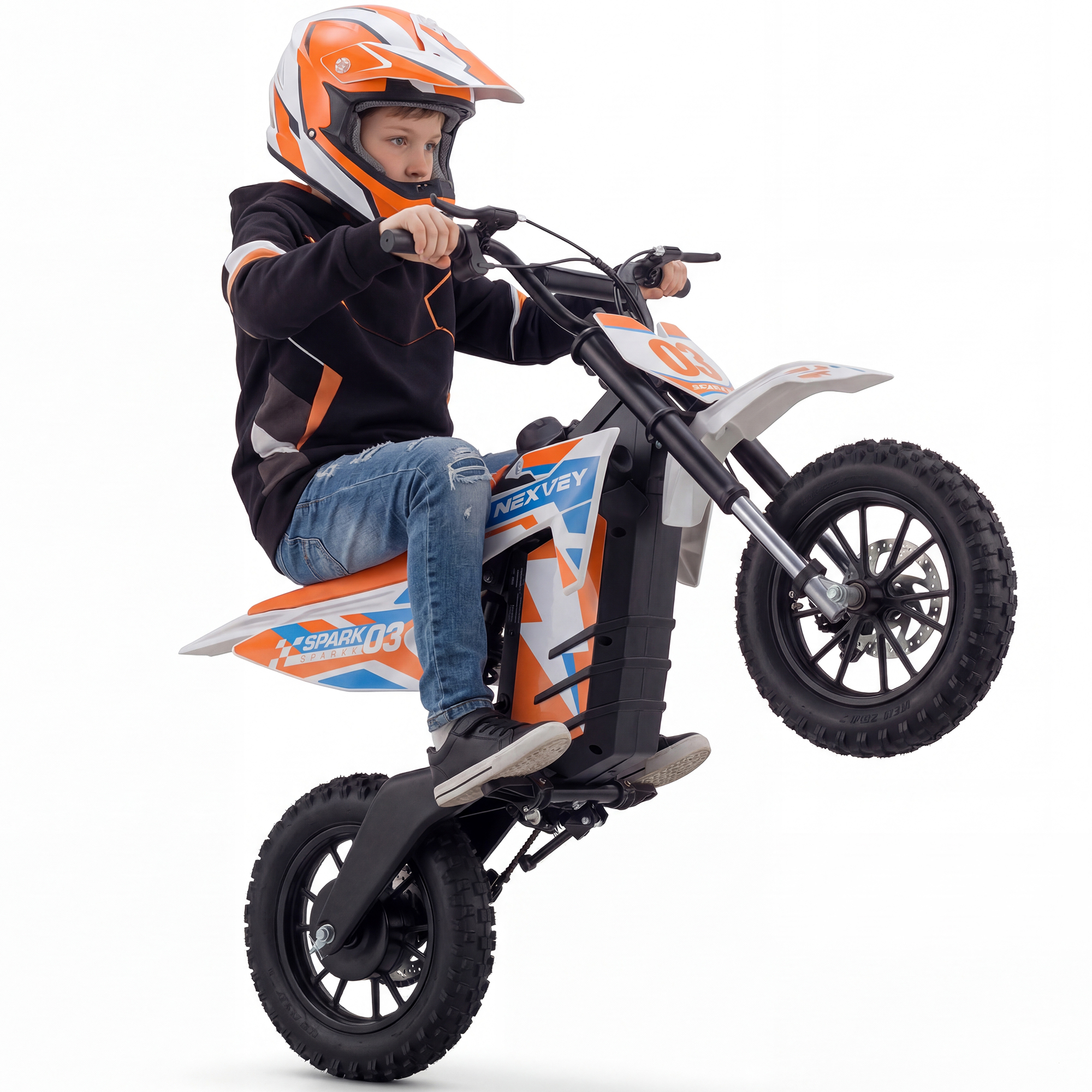 NEXVEY SPARK03 Electric Dirt Bike 1000W Motor 22 MPH 48V Battery 14 ...
