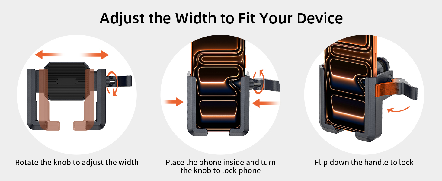 MARSRIDER All-New Anti-Vibration Motorcycle Phone Mount Bike Phone ...