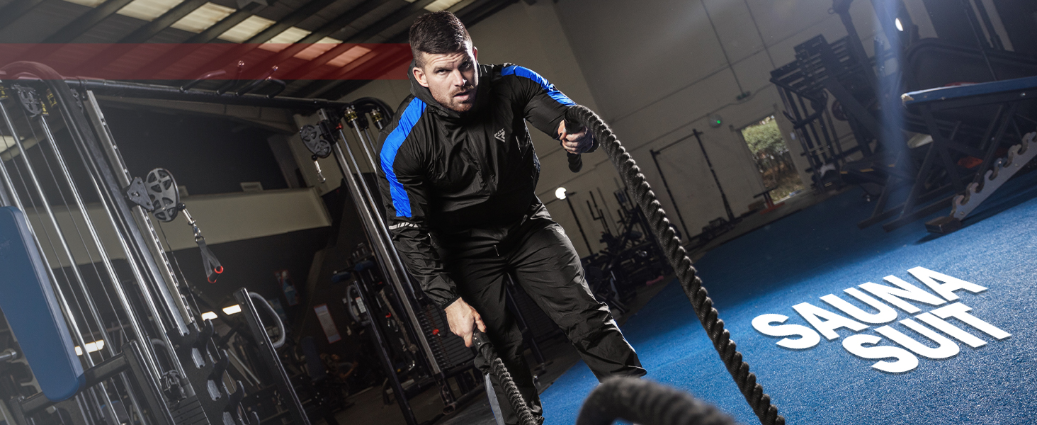 RDX Sweat Suit with Hoodie, Anti-Rip, Weight Loss, Gym Fitness, MMA ...