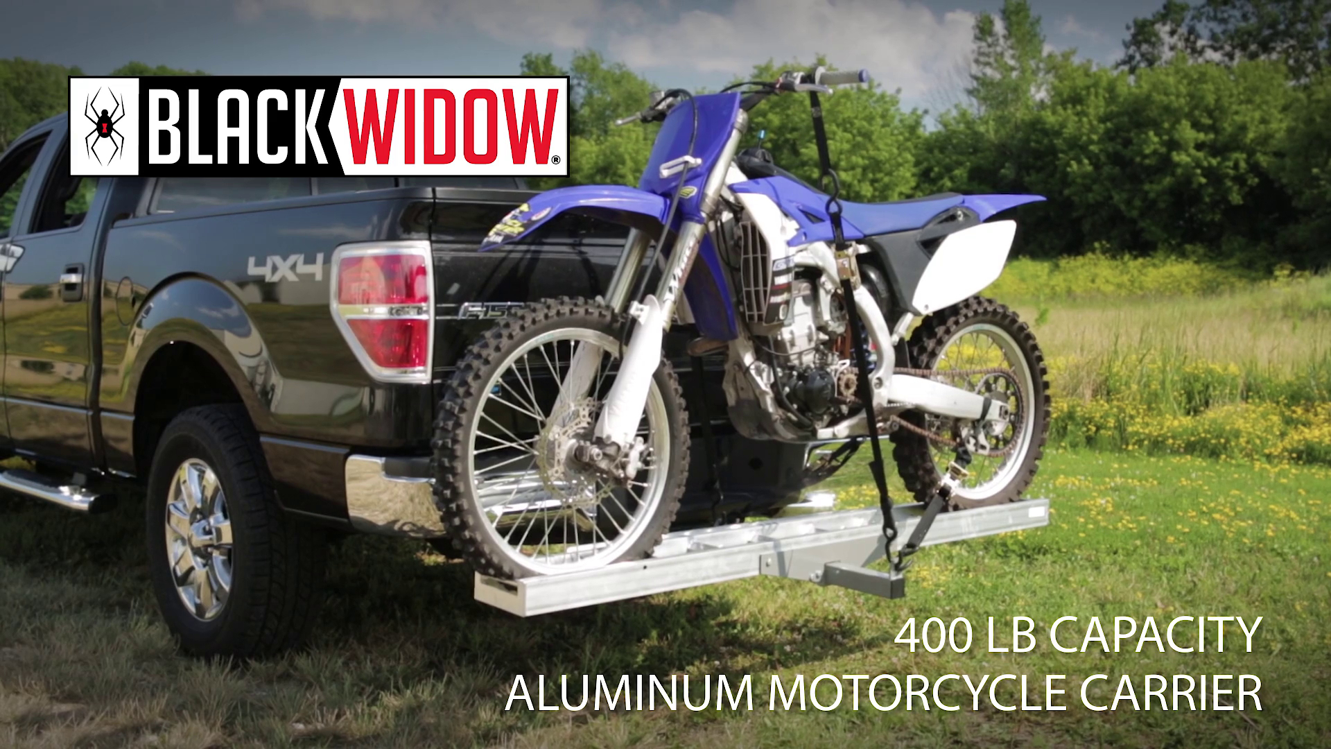 Black Widow Dirt Bike Accessories: AMC-400L Aluminum Motorcycle Carrier ...