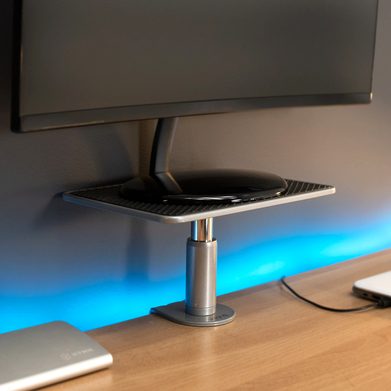 Universal Clamp-on Ergonomic Computer Monitor and Laptop Riser Desk ...