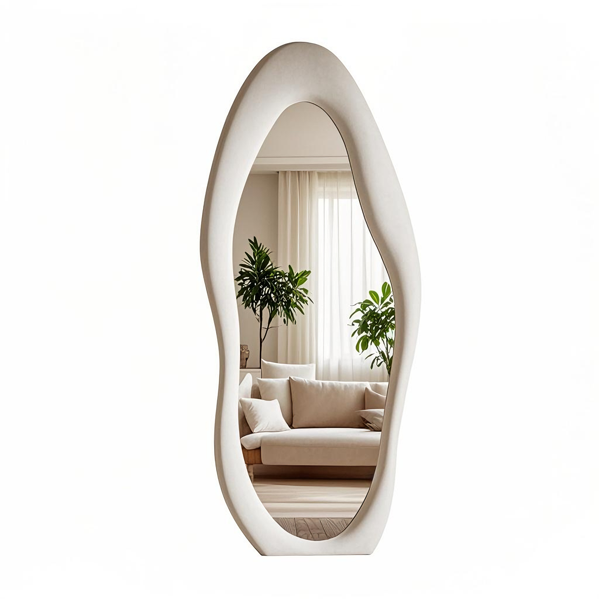Super Store 63"x 24" Irregular Full Length Mirrors - Full Body Flannel ...