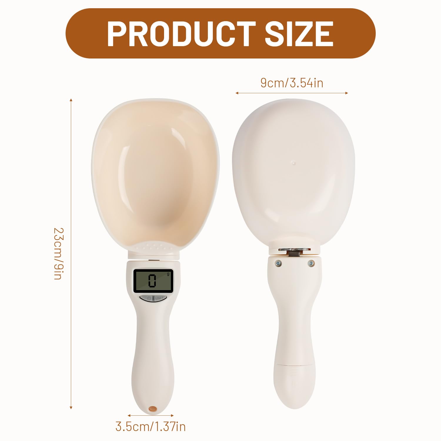 Electronic Measuring Spoons with LCD Display, 800g/0.1g High-Precision ...