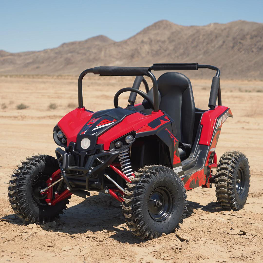 UTV Ride on Car (Large), 48V Shock Absorber Electric Vehicles with Disk ...