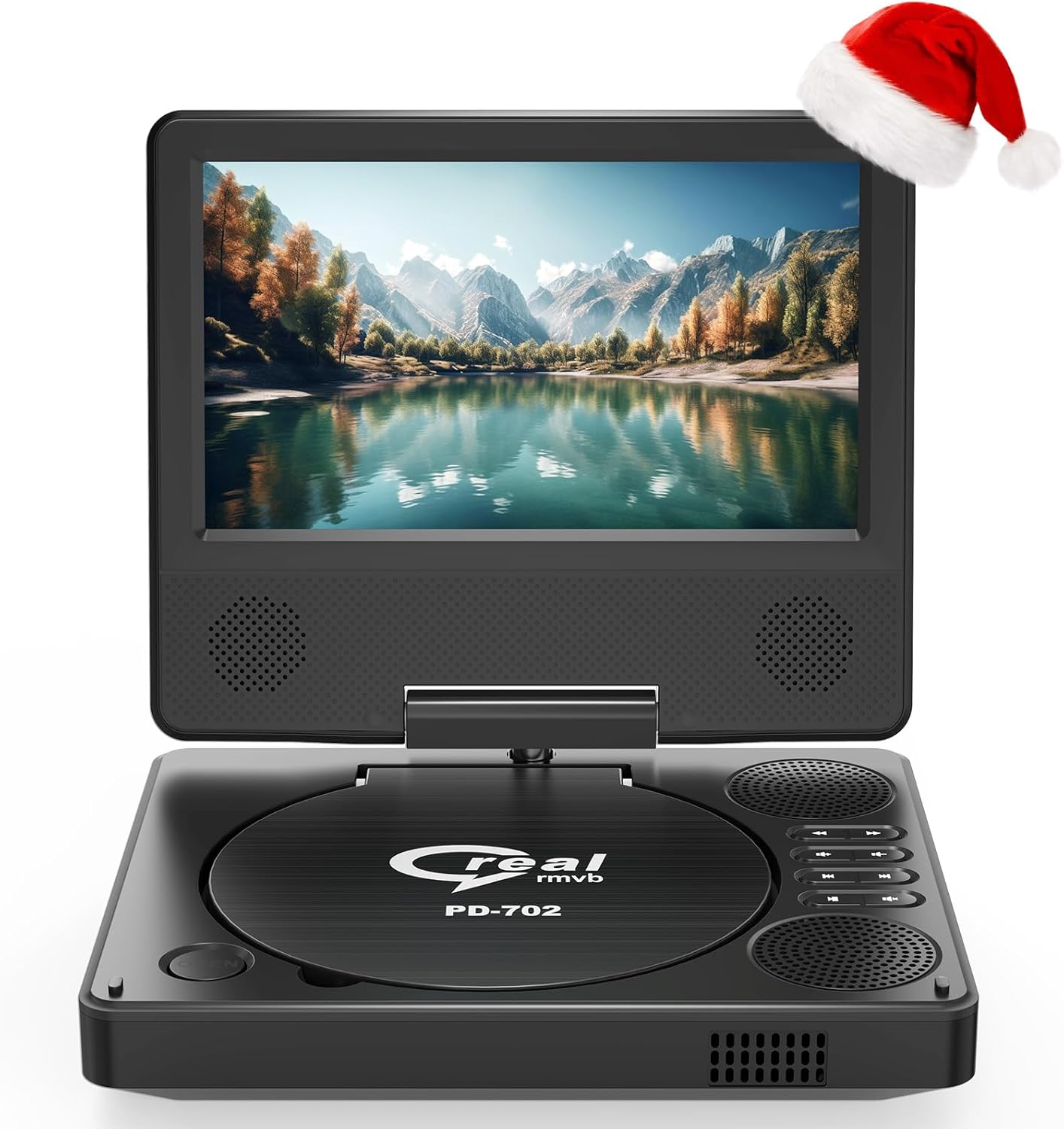 PJGCWB 9.5'' Portable DVD Player for Kids, 7.5'' Swivel Screen, Region ...