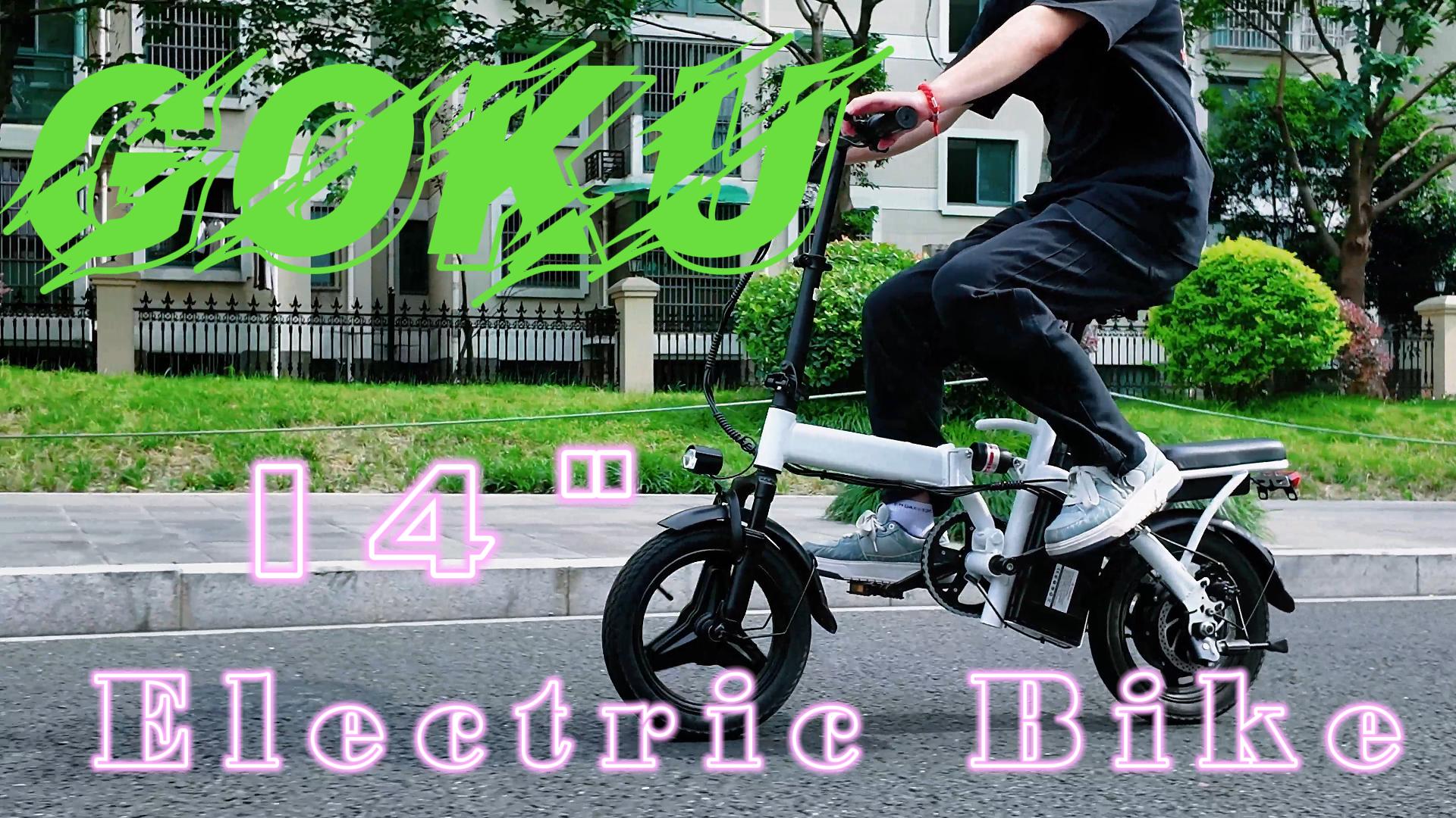 Goku Foldable Electric Bike, 500W Peak Motor, 576Wh Battery, 15Â ...