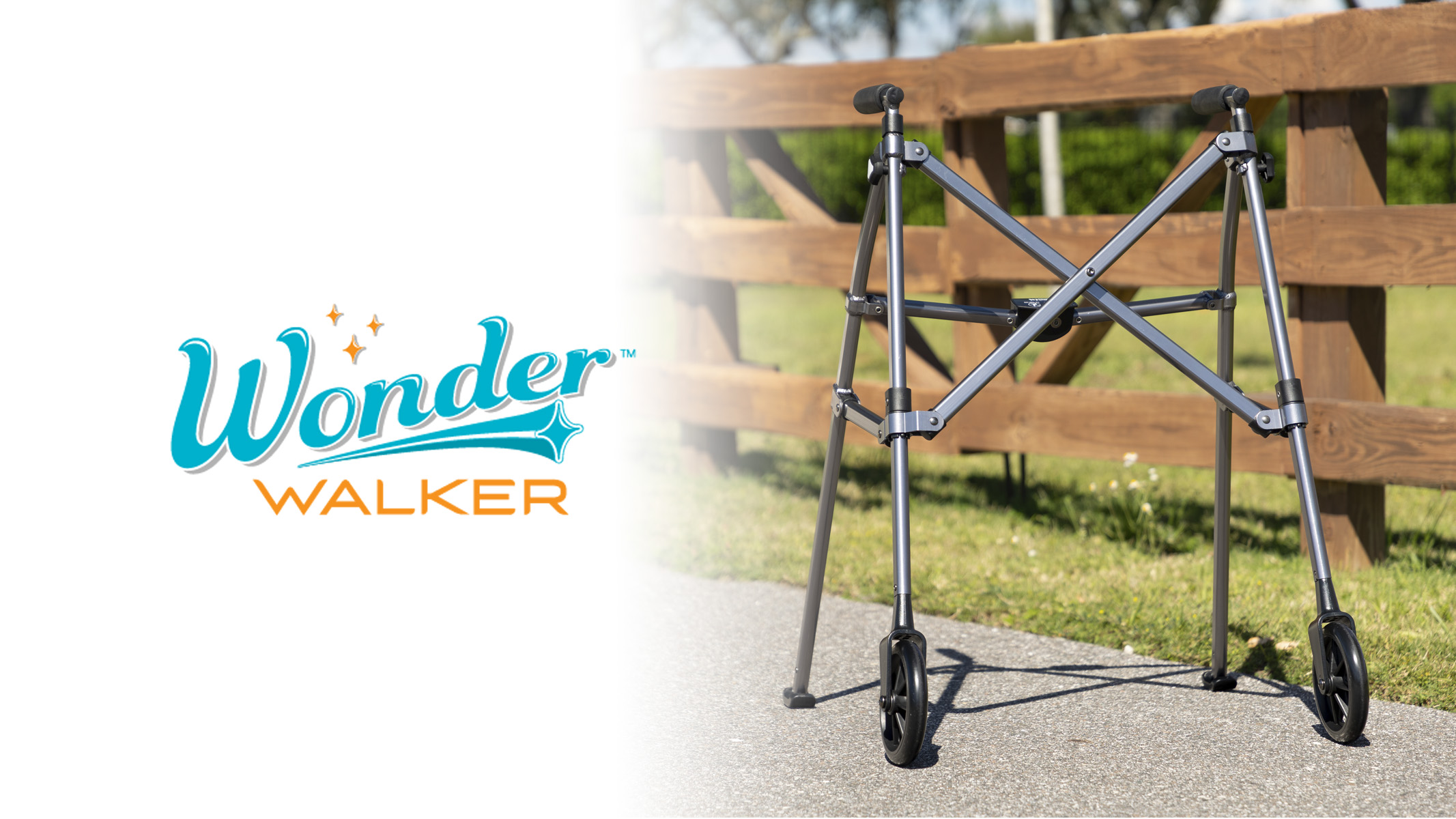 Stander Wonder Walker Plus, Lightweight Folding Rolling Walker for ...