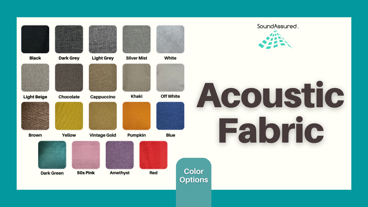 SoundAssured Acoustical Fabric - Acoustically Transparent Fabric for ...