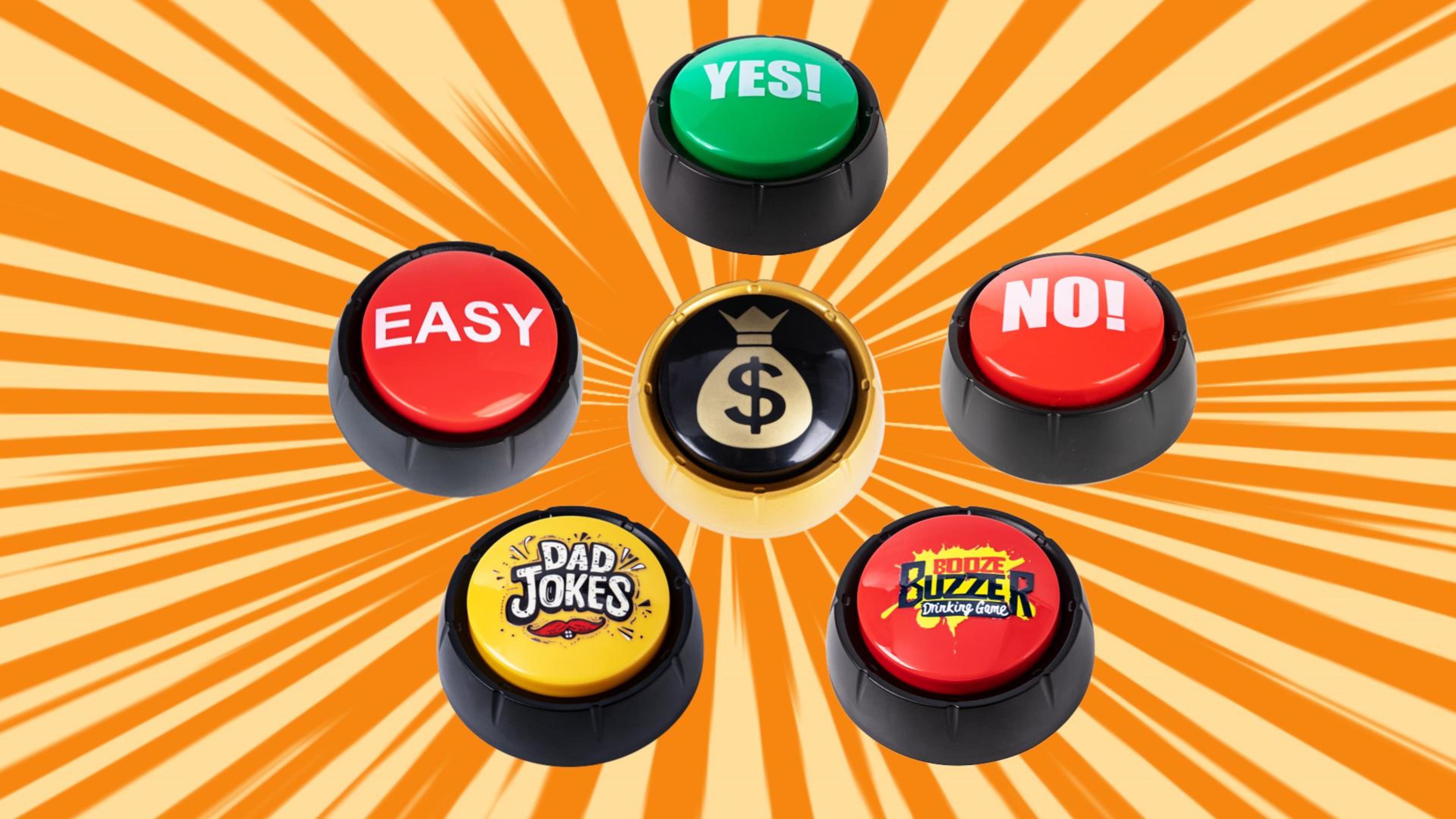 MyMealivos Yes and No Button with Sound Buzzers for Adult, Novelty ...