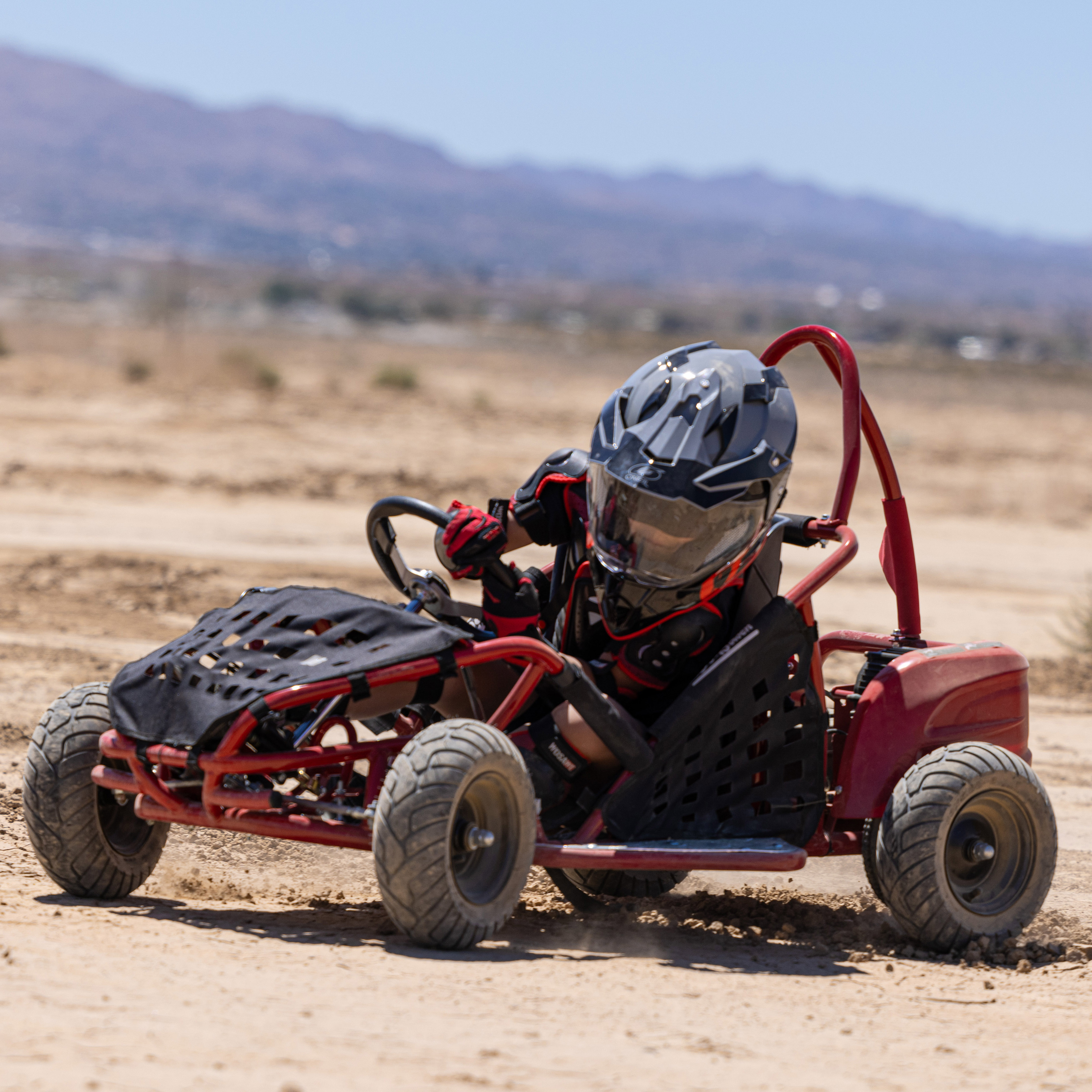 QEASET 79cc 1-Seater Gasoline Go-Kart, 4-Stroke 2.5HP, 13" Front and ...