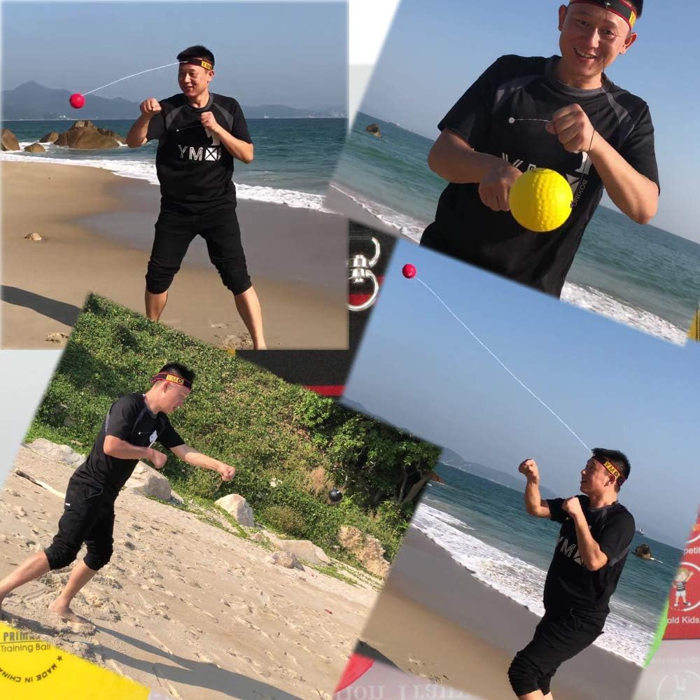 YMX BOXING® Ultimate Reflex Ball Set with Counter App - Great for ...