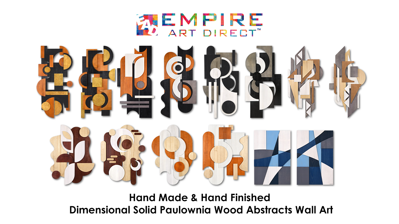 "Sands Serenade II" Hand Made & Hand Finished Dimensional Solid Paulownia Wood Abstracts Wall ...