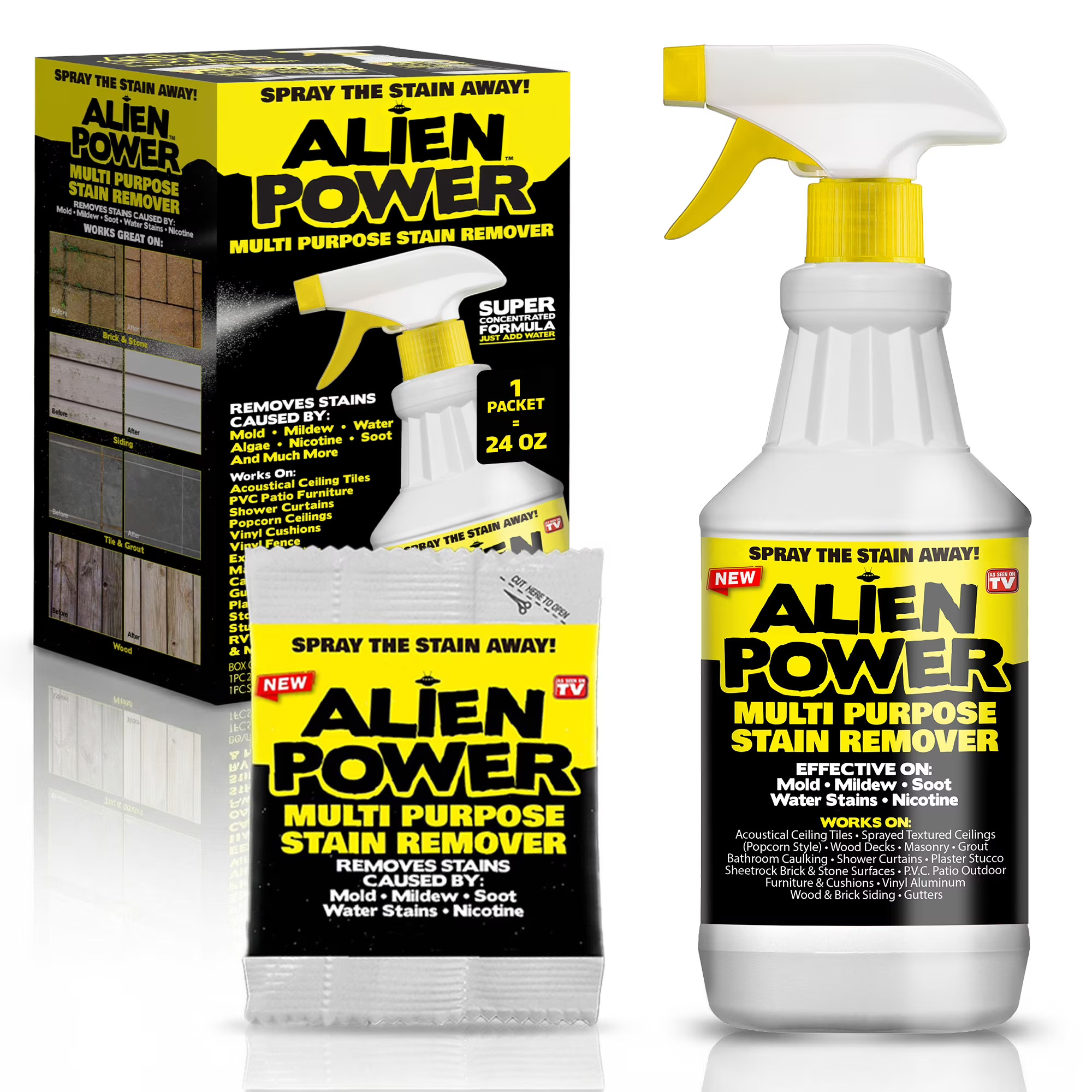 Alien Power Super Concentrated Multi-Purpose Stain Remover Set Mold ...
