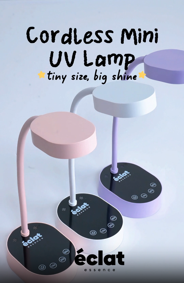 Éclat Flash Cure Lamp for Gel Nail Polish 36W Rechargeable LED Mini UV ...