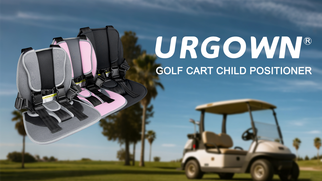 Urgown Golf Cart Child Positioner, 5-Point Adjustable Safety Harness ...