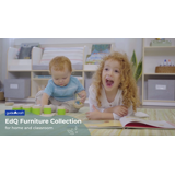 Guidecraft EdQ Kids' Reading Nook-White: Bookcase with Cushioned Seat ...