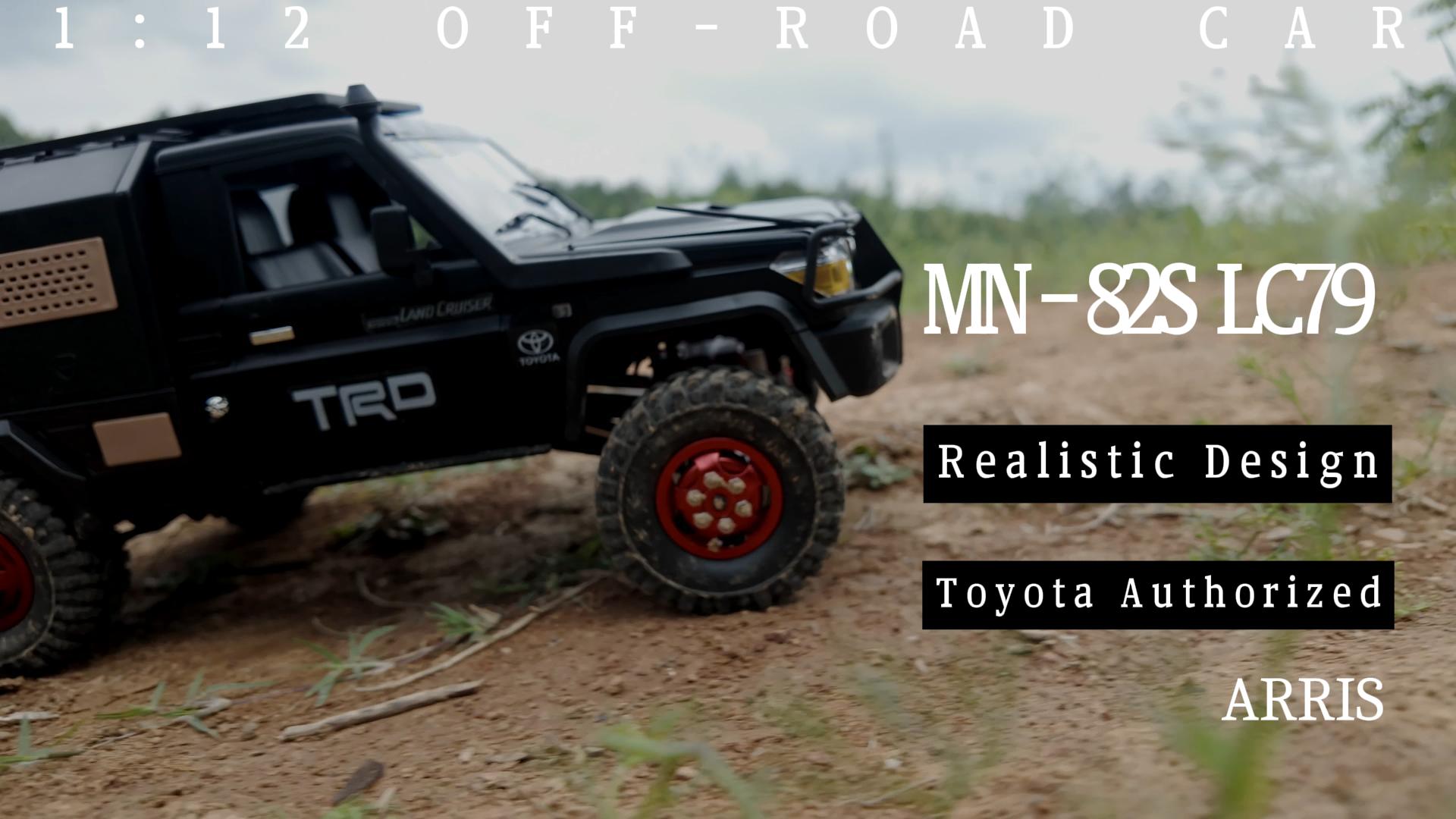 1/12 Scale RC Crawler, MN-82S LC79 RTR RC Truck 4x4 Off Road Vehicles 2 ...