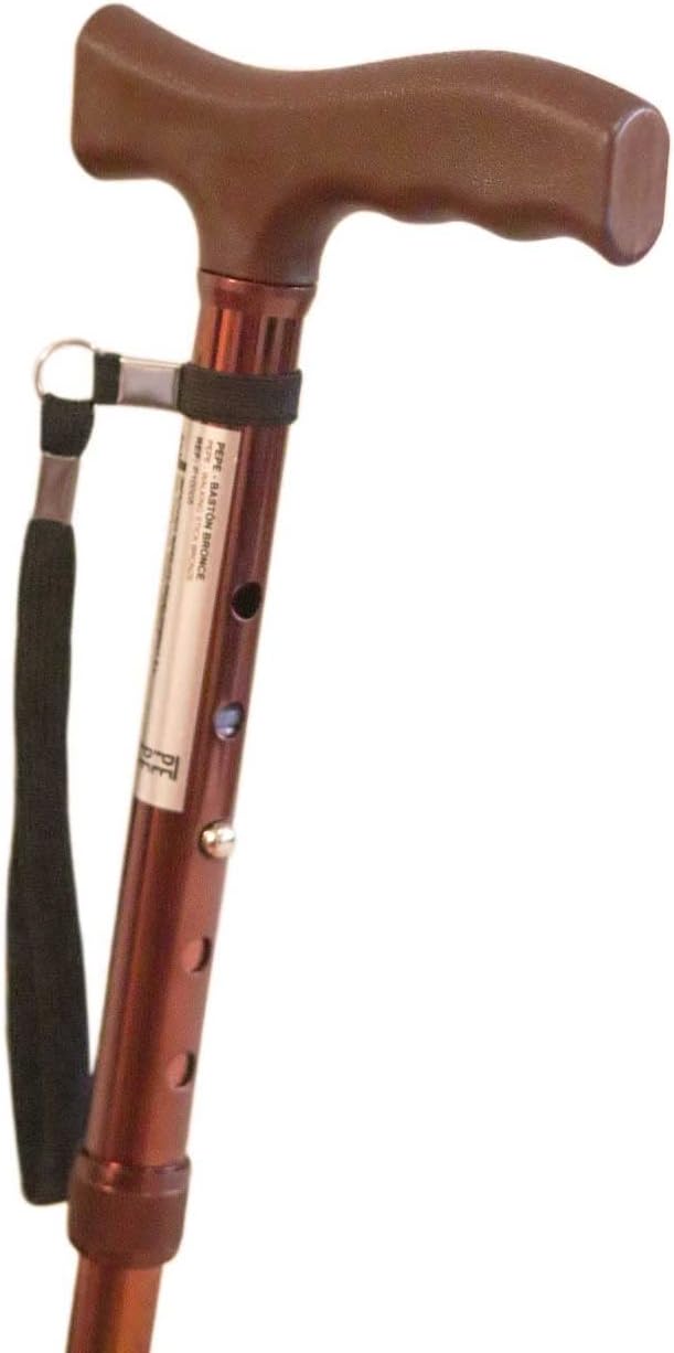 Pepe - Lightweight, Portable, Height Adjustable Folding Cane for ...