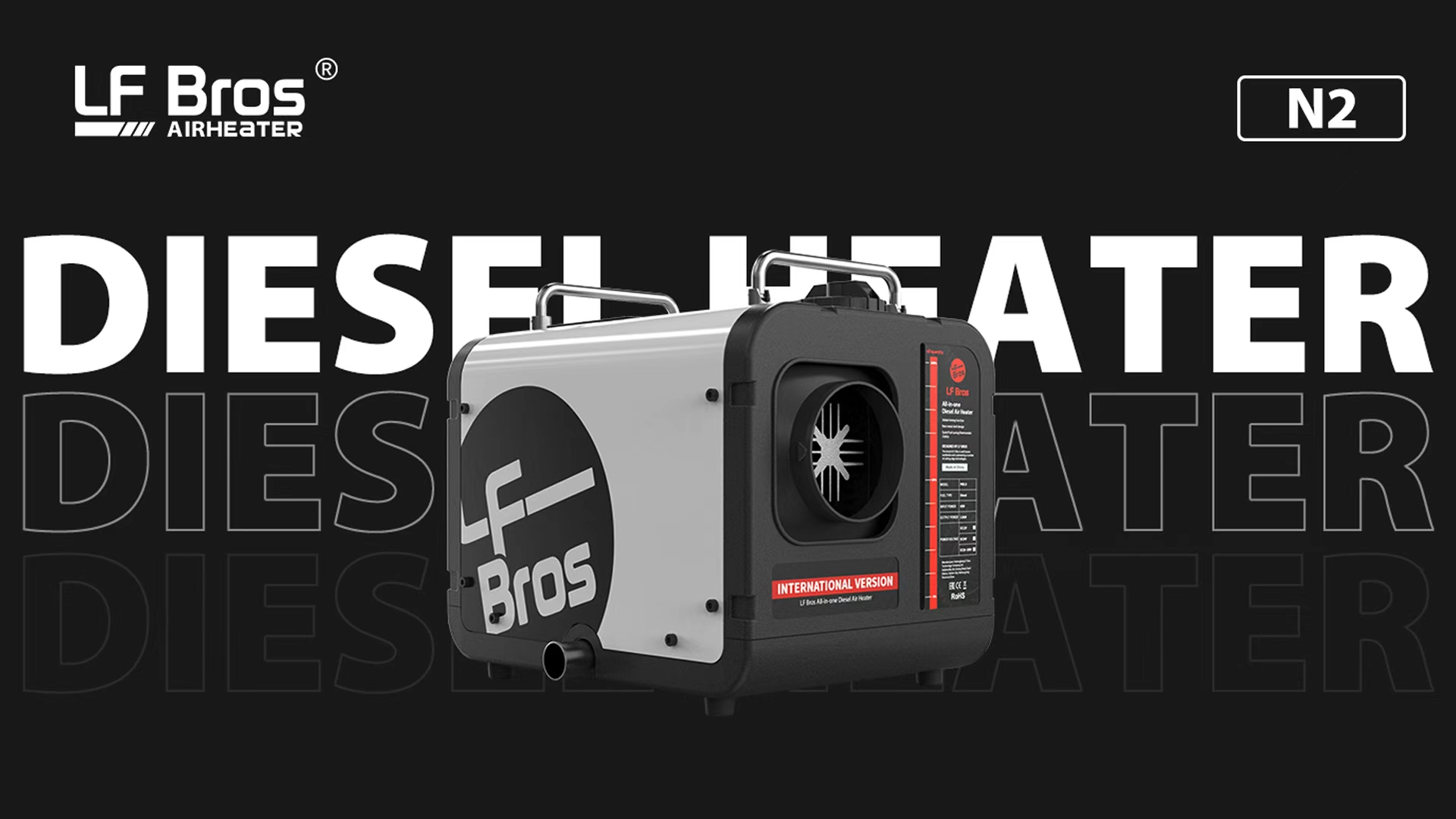 LF Bros Diesel Heater 5KW N2, 12V/24V/110V Portable for Home Shop ...