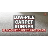 "Resilia Heavy-Duty 27"" x 6' Clear Vinyl Carpet Protector Runner Mat ...