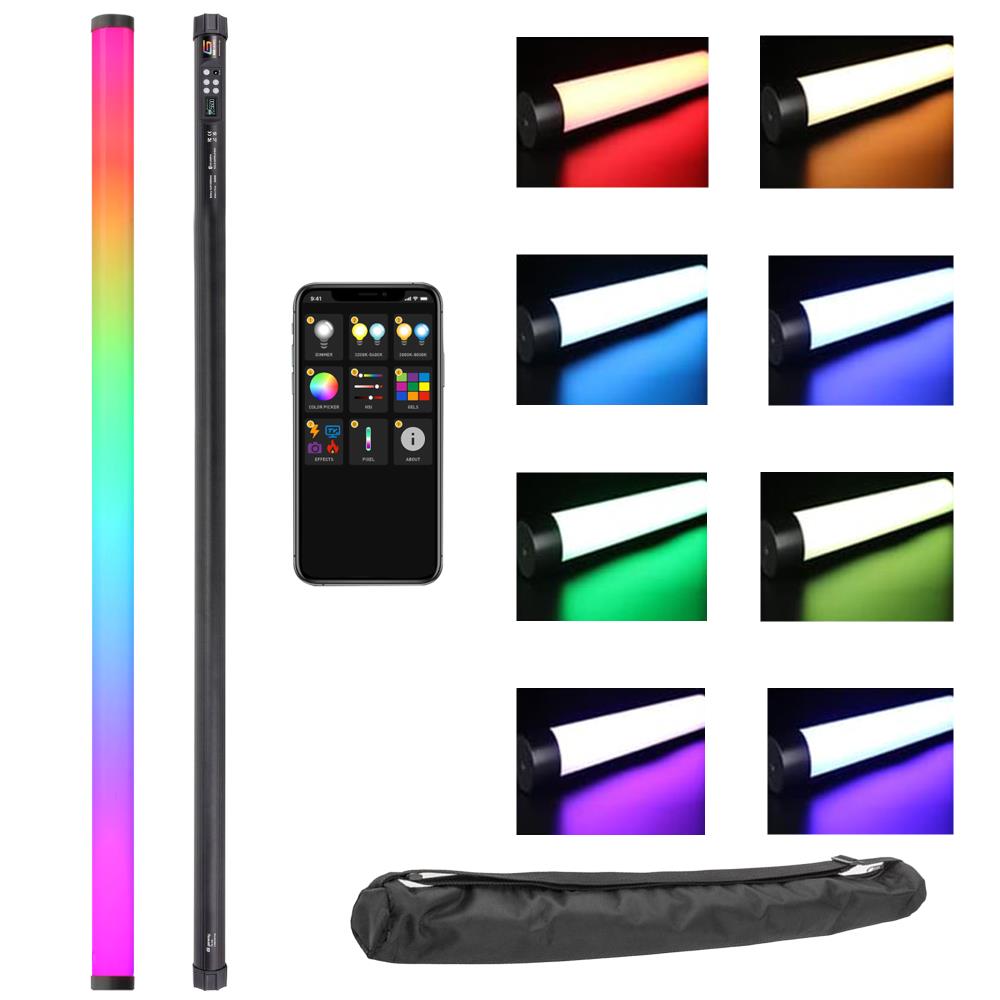 Genaray 4' RGB Tube Light LED Full Color Portable Video Light w App ...