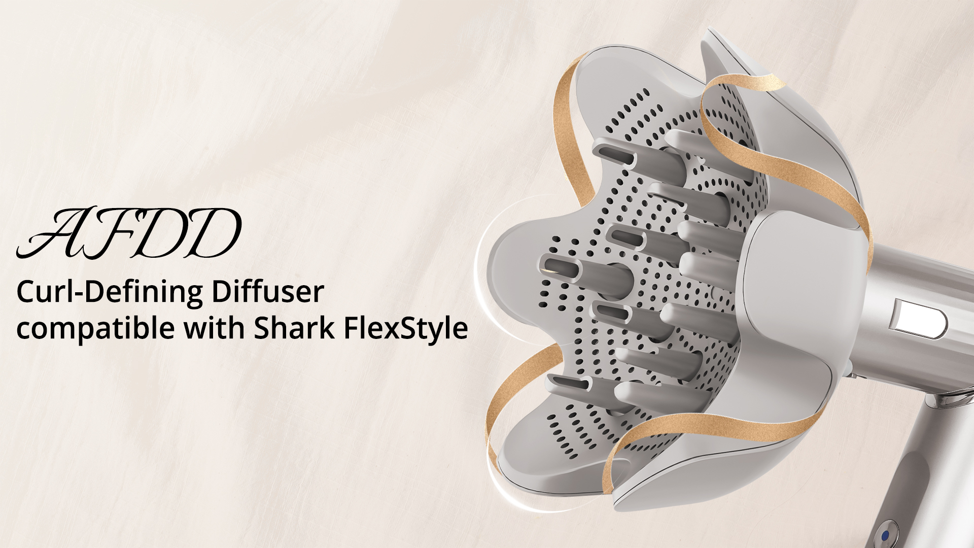 AFDD Curl-Defining Diffuser Attachment Compatible with Shark FlexStyle ...
