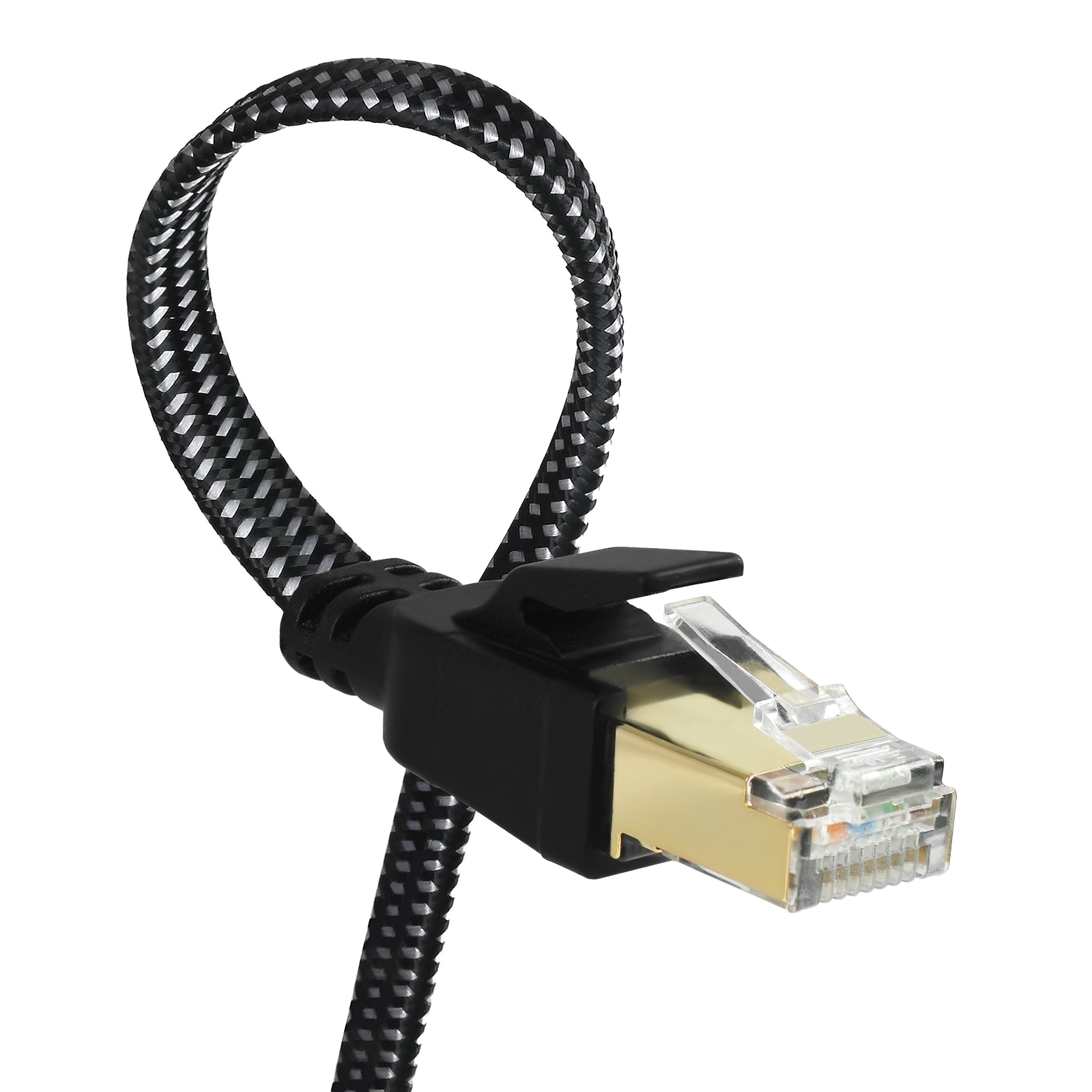 Dutevolns Cat 8 Ethernet Cable16.4 FT, High Speed 40Gbps 2000Mhz ...