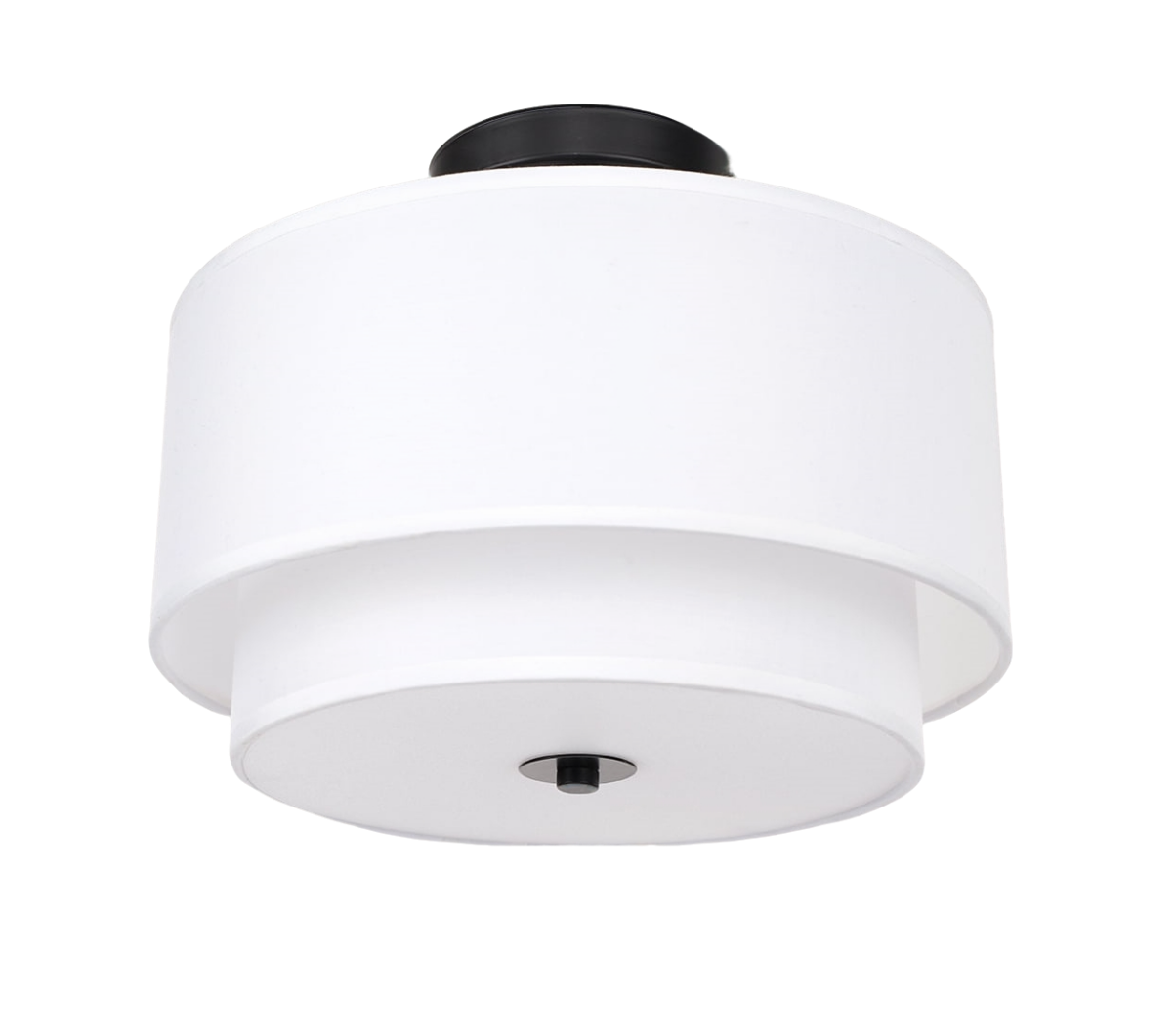 FRIDEKO HOME 3-Light Semi Flush Mount Ceiling Light Fixture, 12.6inch ...