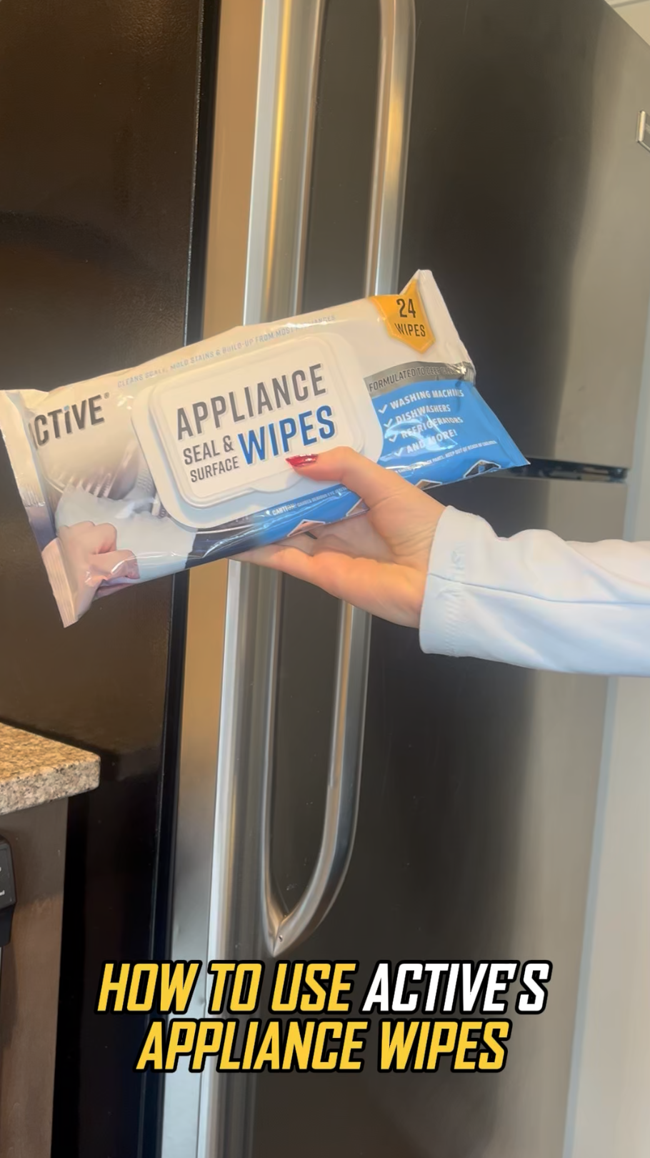Active Appliance and Surface Cleaning Wipes, Heavy Duty Cloths for ...