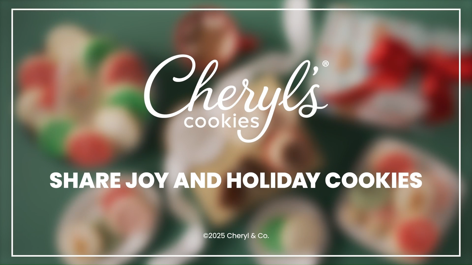 Cheryl's Cookies® Bow Gift Box – 36 Holiday Buttercream-Frosted Cutout ...