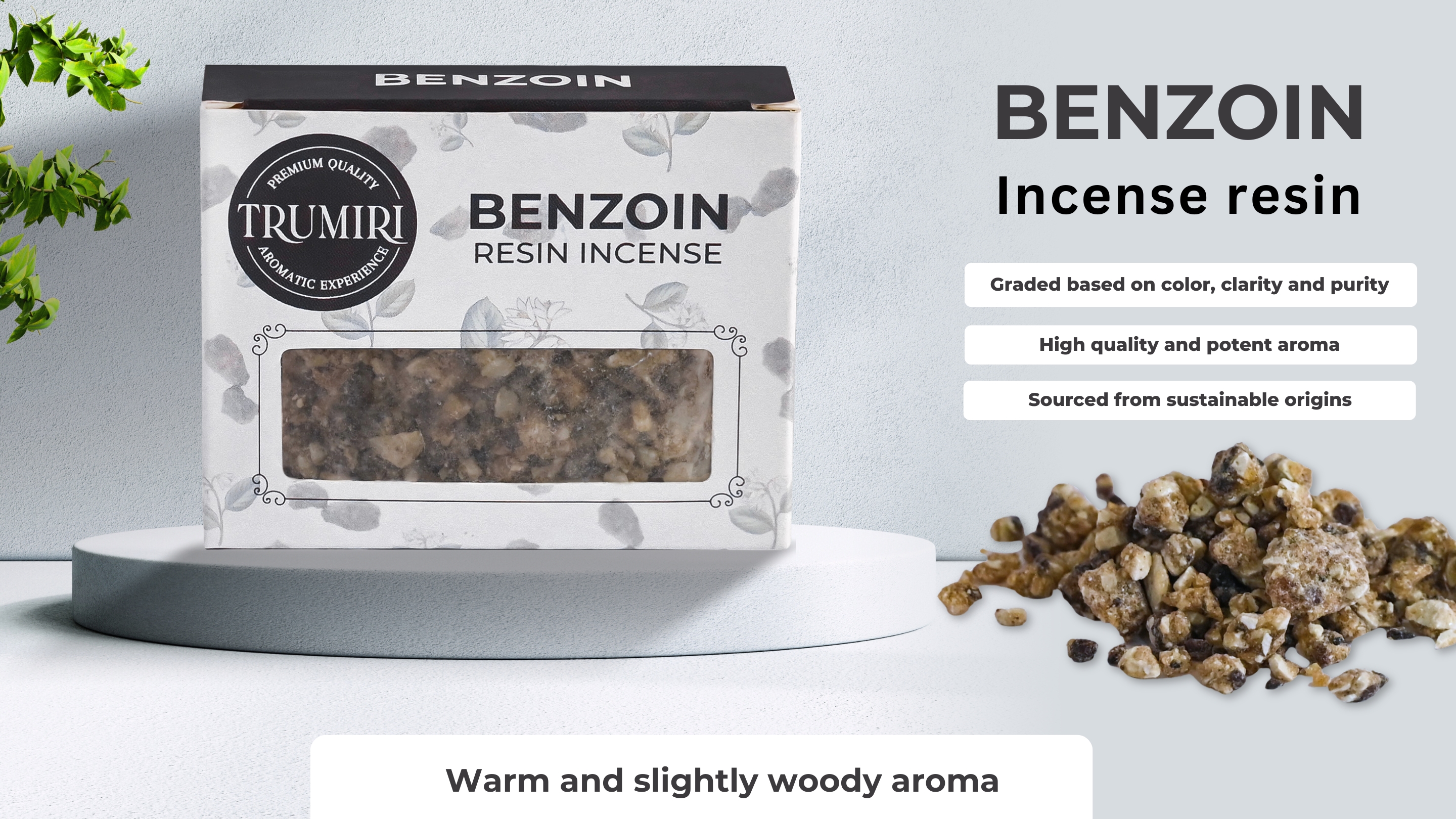 Benzoin Resin Incense - Natural Tree Gum Sap - 30g Pack - Walmart.com