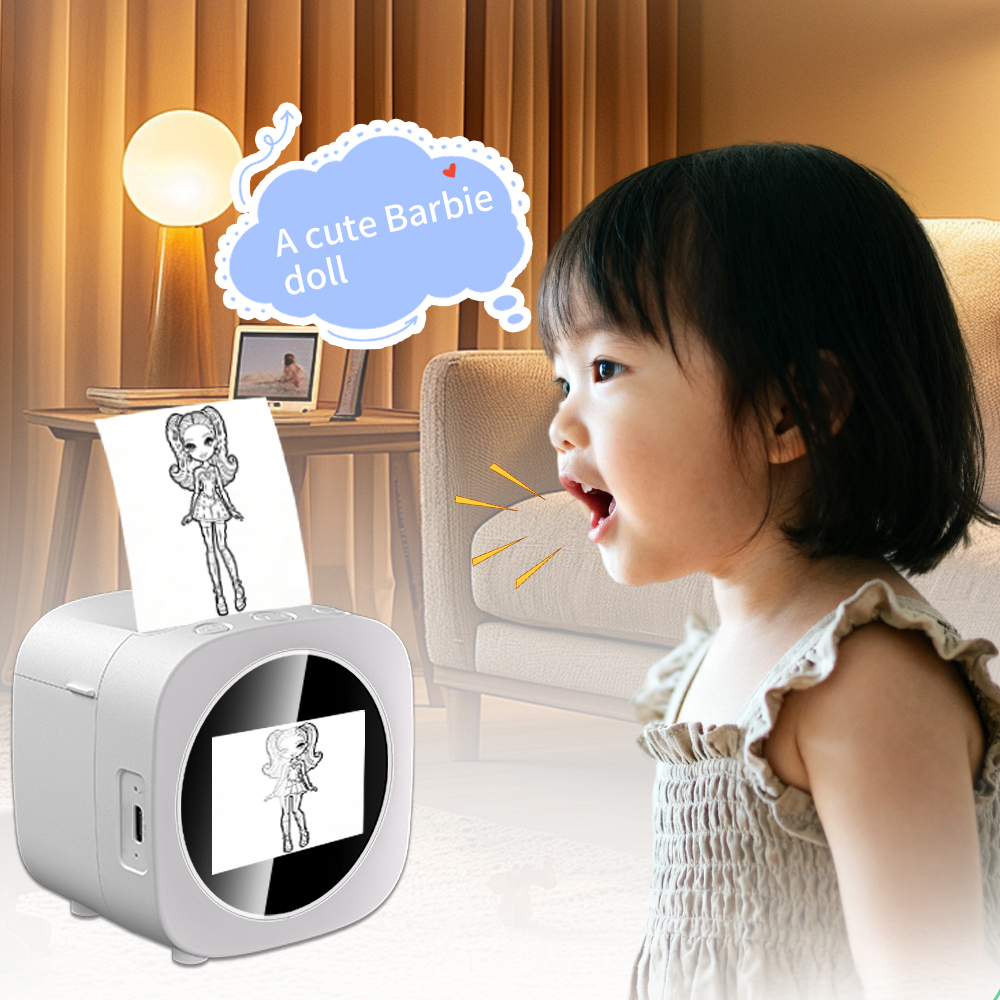AI Instant Print for Kids, Ai Voice Prompt Image Generation, Thermal ...