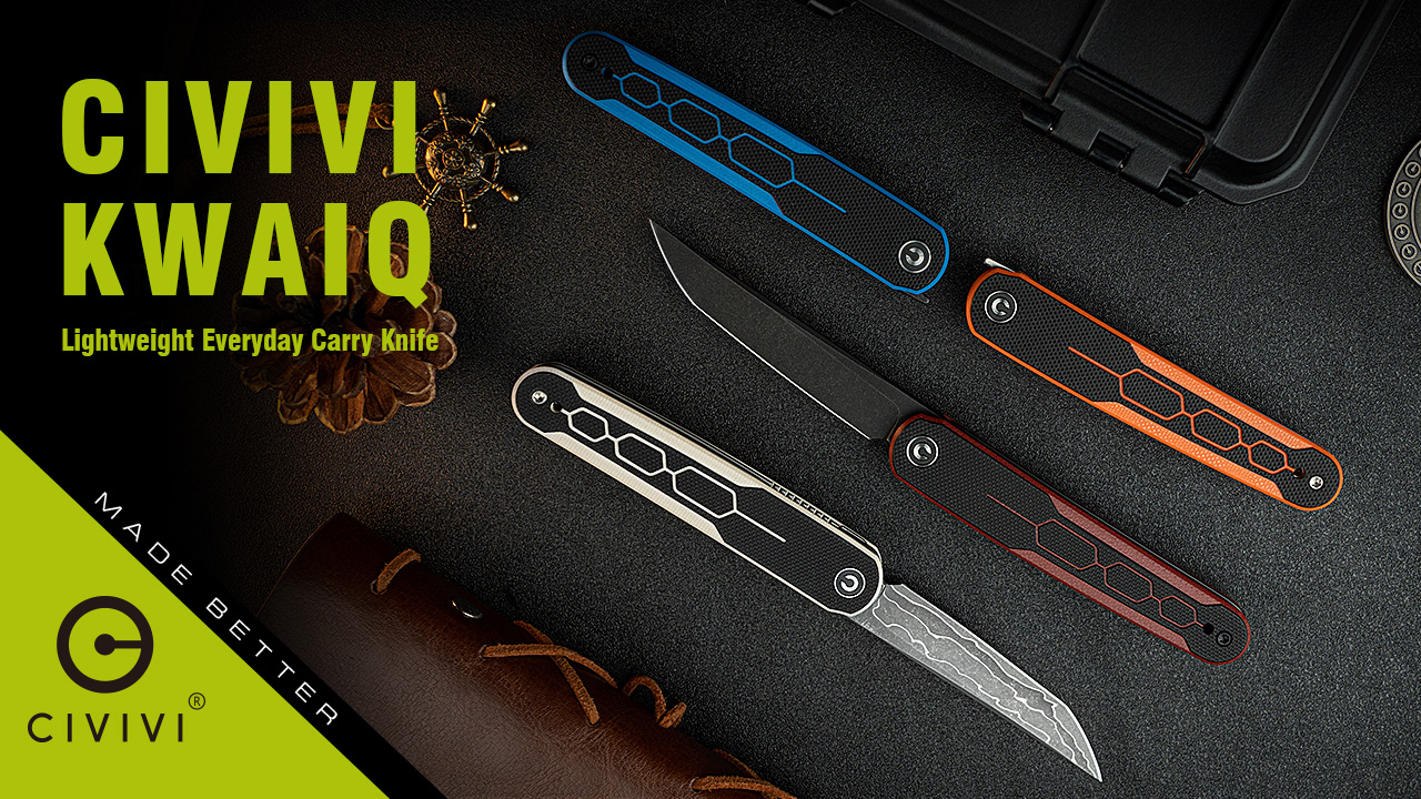 CIVIVI KwaiQ 2.97" Folding Pocket Knife C23015-DS1 - Walmart.com