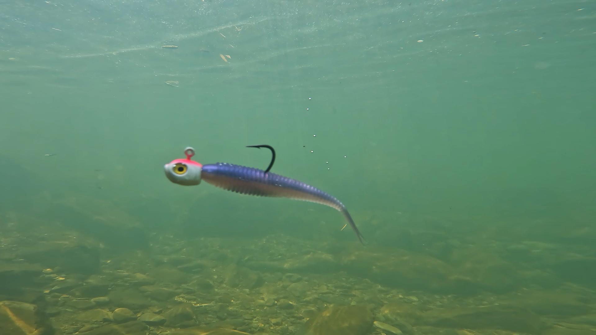 Forked Tail Swimbaits 4in Soft Baits for Walleye Bass and Predator Fish ...