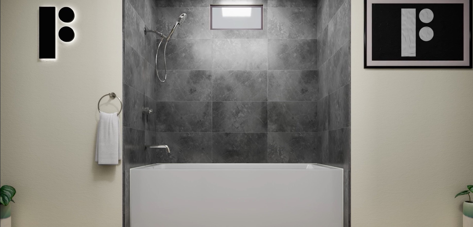 Fine Fixtures Acrylic-Fiberglass Soaking Bathtub, White. Alcove | Apron ...