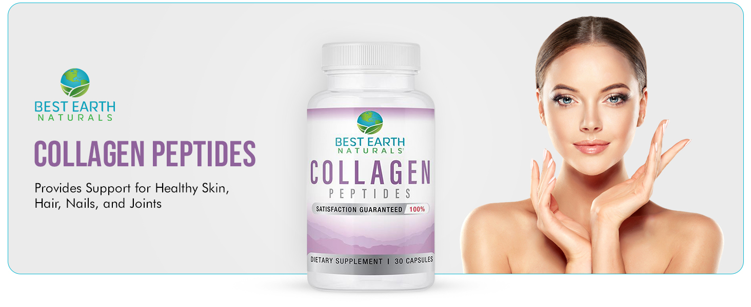 Best Earth Naturals Collagen Peptides Complex Type I, III Hydrolyzed ...