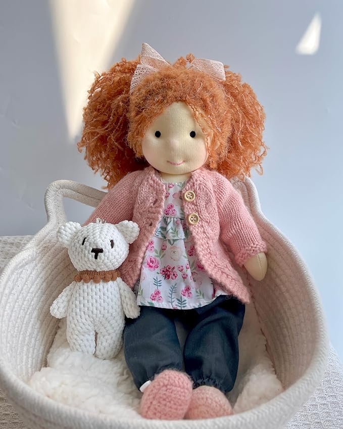 Personalized Cloth Waldorf Doll – Handmade Soft Toy Perfect for Gifting ...