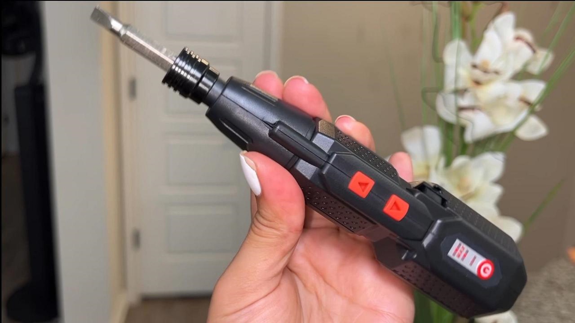 USB-C Rechargeable Electric Screwdriver with Dual LED Lights - 90Min ...
