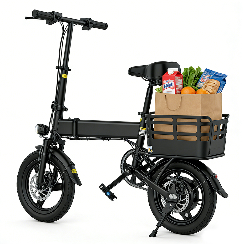 14" Foldable Electric Bike, 500W Commuter Ebike for Adults, Mini Ebike ...