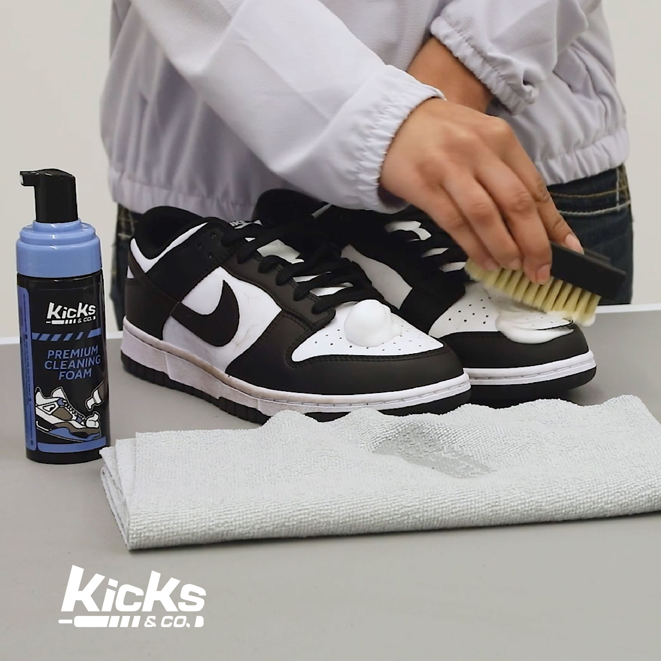 Kicks & Co Shoe Cleaning Kit with Shoe Cleaner Solution, Shoe Cleaning ...