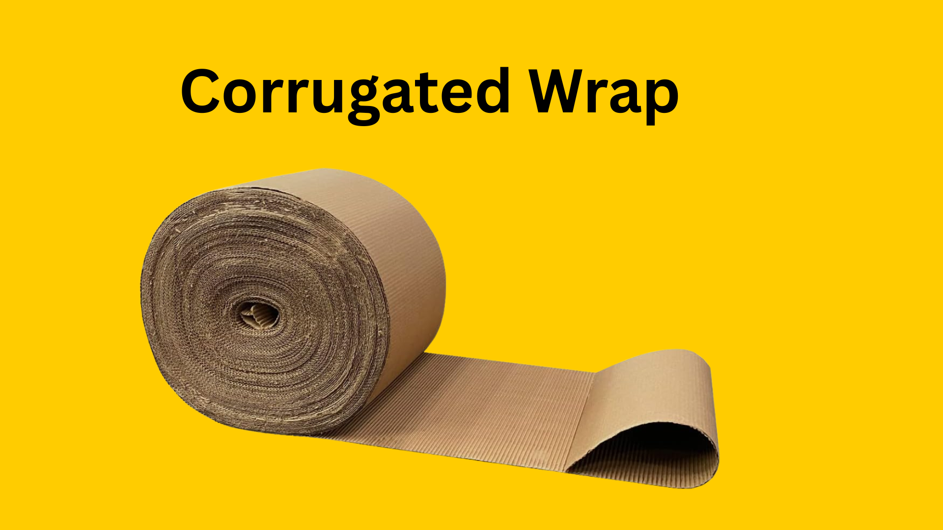 UOFFICE Corrugated Cardboard Wrap Roll 48"x250'x1/8" Thick - B Flute ...